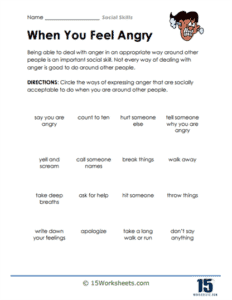 Social Skills Worksheets | Communicate Better - 15 Worksheets.com