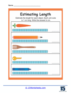 Estimating Length Worksheets - 15 Worksheets.com