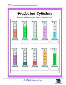 Graduated Cylinders Worksheets - 15 Worksheets.com