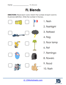 Fl Blends Worksheets - 15 Worksheets.com