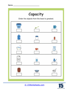 Capacity Worksheets - 15 Worksheets.com