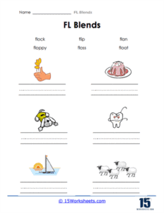 Fl Blends Worksheets - 15 Worksheets.com