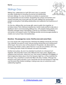 April Everyday Edits Worksheets | Bloom into Better - 15 Worksheets.com