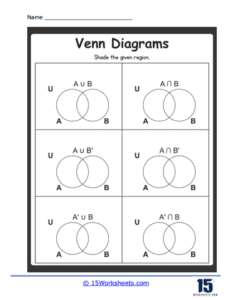 Venn Diagrams Worksheets - 15 Worksheets.com