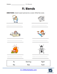 Fl Blends Worksheets - 15 Worksheets.com