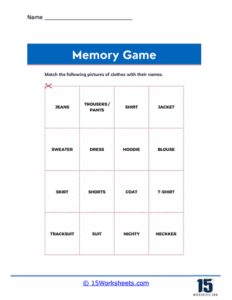 Visual Memory Worksheets | Recall and Details - 15 Worksheets.com