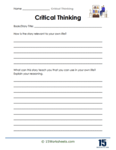 Critical Thinking Worksheets | Analyze, Evaluate & Question - 15 ...