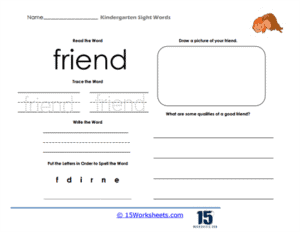 Friendship Worksheets | Building Trust and Respect - 15 Worksheets.com