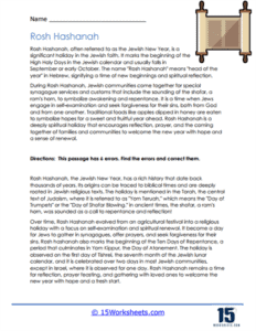 September Everyday Edits Worksheets - 15 Worksheets.com
