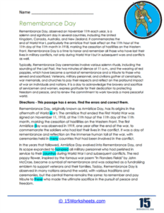 November Everyday Edits Worksheets | Seasonal Editing Drills - 15 ...