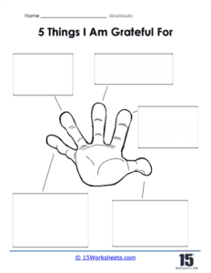 Gratitude Worksheets | Reflection & Positive Growth - 15 Worksheets.com