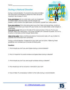 Natural Disasters Worksheets | The Science - 15 Worksheets.com