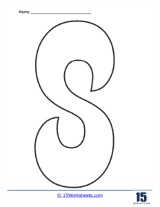 Bubble Letter S Worksheets - 15 Worksheets.com