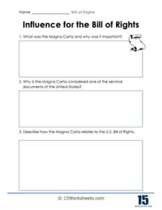 Bill of Rights Worksheets - 15 Worksheets.com