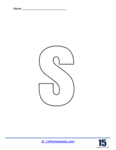 Bubble Letter S Worksheets - 15 Worksheets.com