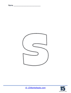 Bubble Letter S Worksheets - 15 Worksheets.com