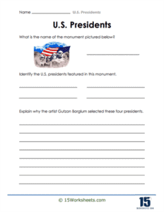 American President Worksheets - 15 Worksheets.com
