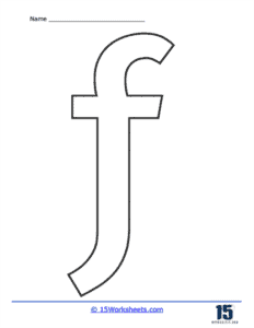 Bubble Letter F Worksheets - 15 Worksheets.com