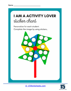 Sticker Activity Worksheets - 15 Worksheets.com
