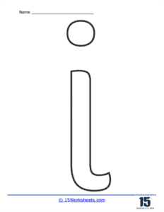 Bubble Letter I Worksheets | Shape Form Helpers - 15 Worksheets.com