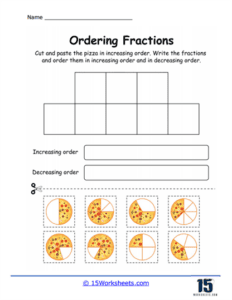 Ordering Fractions Worksheets | Like and Unlike Denominators - 15 ...