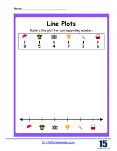 Line Plots Worksheets | Graphing Skills - 15 Worksheets.com