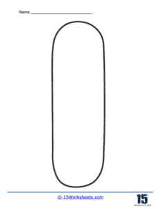 Bubble Letter I Worksheets | Shape Form Helpers - 15 Worksheets.com