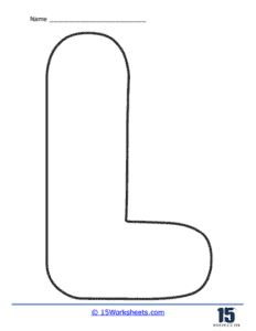 Bubble Letter L Worksheets | Templates & Practice - 15 Worksheets.com