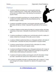 Geometry Word Problems Worksheets - 15 Worksheets.com