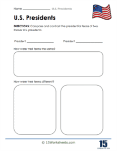 American President Worksheets - 15 Worksheets.com