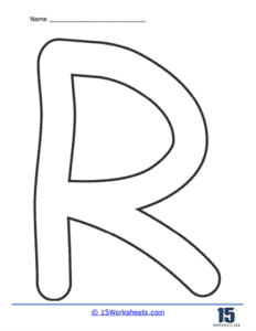 Bubble Letter R Worksheets - 15 Worksheets.com