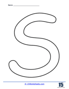 Bubble Letter S Worksheets - 15 Worksheets.com