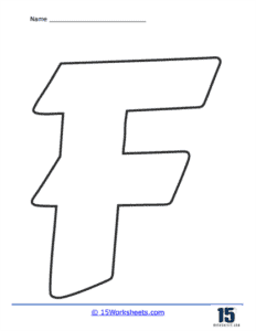 Bubble Letter F Worksheets - 15 Worksheets.com