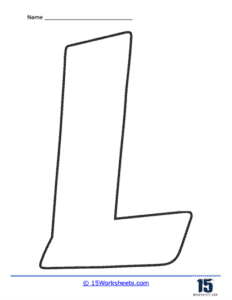 Bubble Letter L Worksheets | Templates & Practice - 15 Worksheets.com