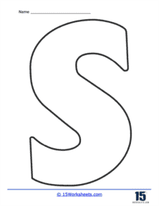 Bubble Letter S Worksheets - 15 Worksheets.com