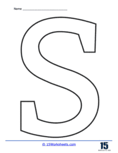 Bubble Letter S Worksheets - 15 Worksheets.com