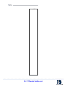 Bubble Letter I Worksheets | Shape Form Helpers - 15 Worksheets.com