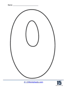 Bubble Letter O Worksheets | Creative Outlines - 15 Worksheets.com