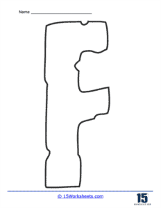 Bubble Letter F Worksheets - 15 Worksheets.com