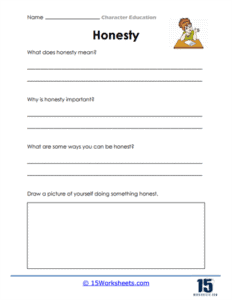 Character Education Worksheets - 15 Worksheets.com