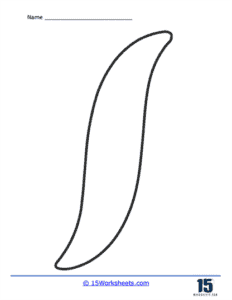 Bubble Letter I Worksheets | Shape Form Helpers - 15 Worksheets.com