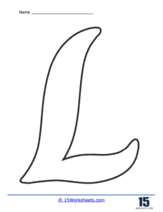 Bubble Letter L Worksheets | Templates & Practice - 15 Worksheets.com