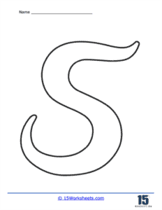 Bubble Letter S Worksheets - 15 Worksheets.com