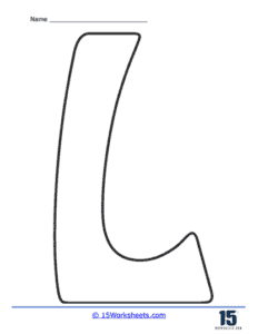 Bubble Letter L Worksheets | Templates & Practice - 15 Worksheets.com