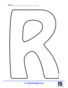 Bubble Letter R Worksheets - 15 Worksheets.com