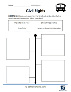 Civil Rights Worksheets