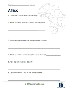Africa Worksheets - 15 Worksheets.com