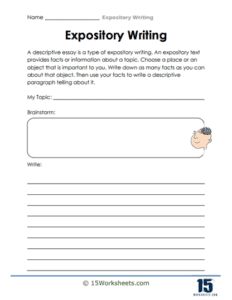 Expository Writing Worksheets