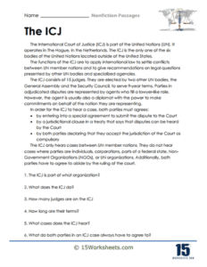 Nonfiction Passages Worksheets | Reading Comp. - 15 Worksheets.com