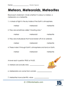 Outer Space Worksheets - 15 Worksheets.com